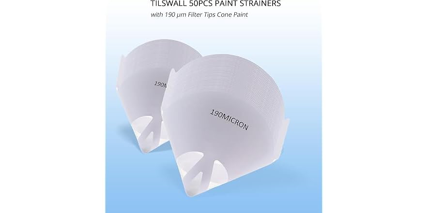 TILSWALL 50pcs Paint Strainer Filters