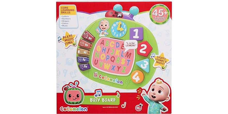 CoComelon Learning Melon Busy Board