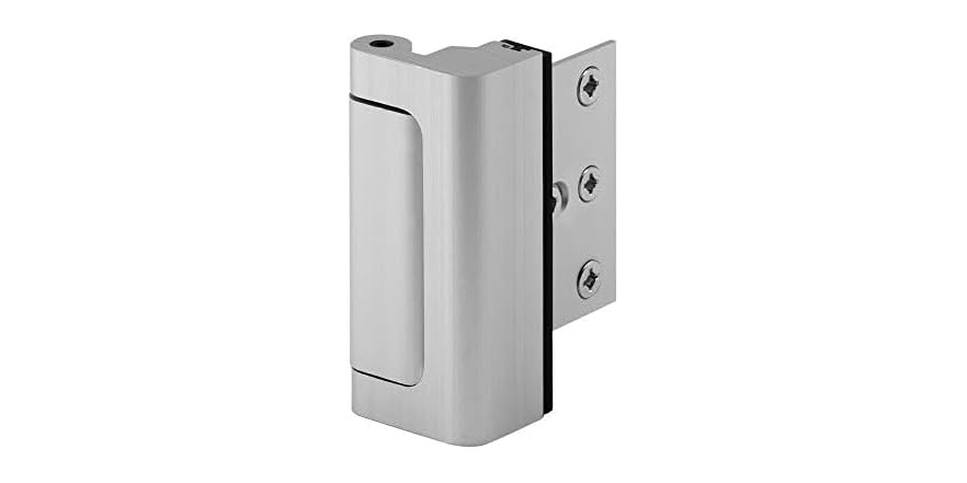 Defender Security Satin Door Reinforcement Lock