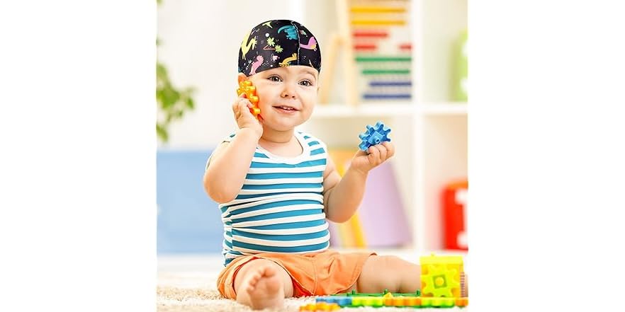 8 Pcs Baby Satin Durags