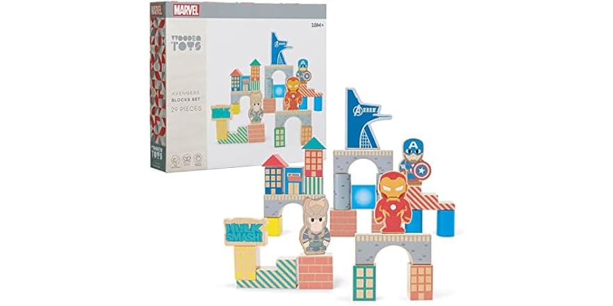 Just Play Marvel Avengers 29pc Block Set