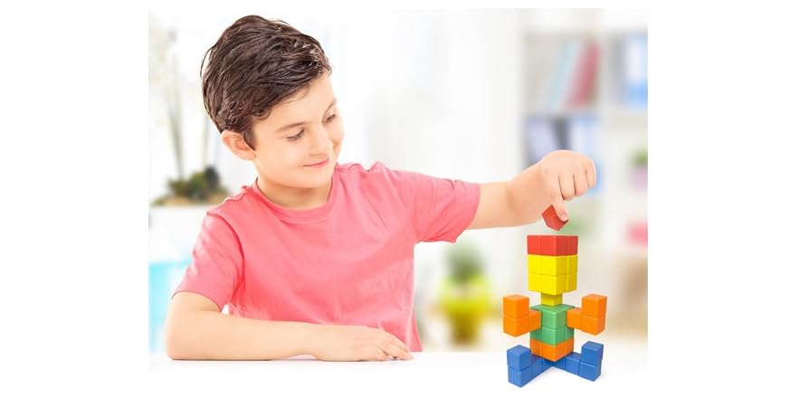 Magnetic Cubes 50-Piece STEM Toy Set