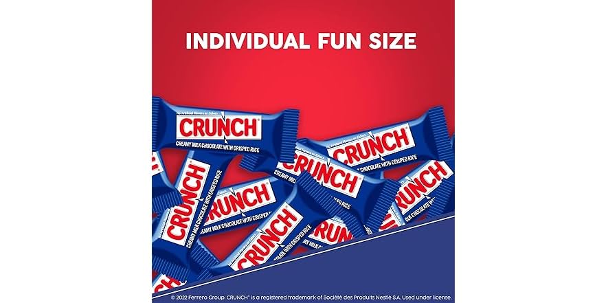(12 Pk) CRUNCH Milk Chocolate and Crisped Rice