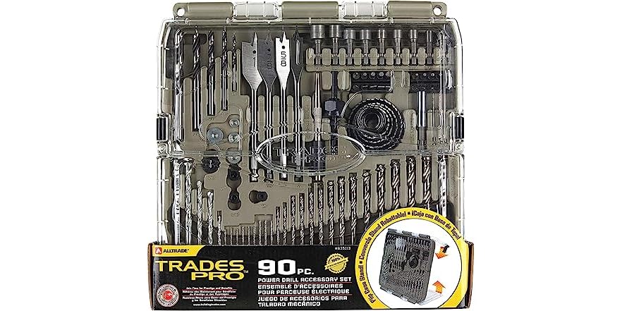 Alltrade 90 pc Power Drill Bit Set