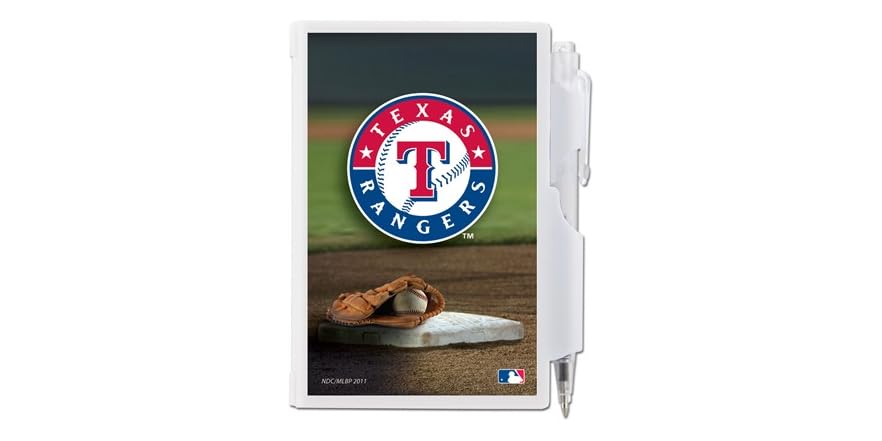 Texas Rangers MLB Team Notepad Set