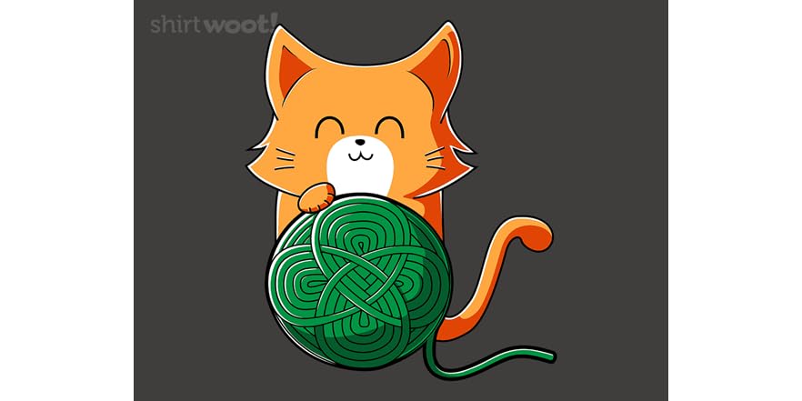 Cat & Celtic Knot Wool