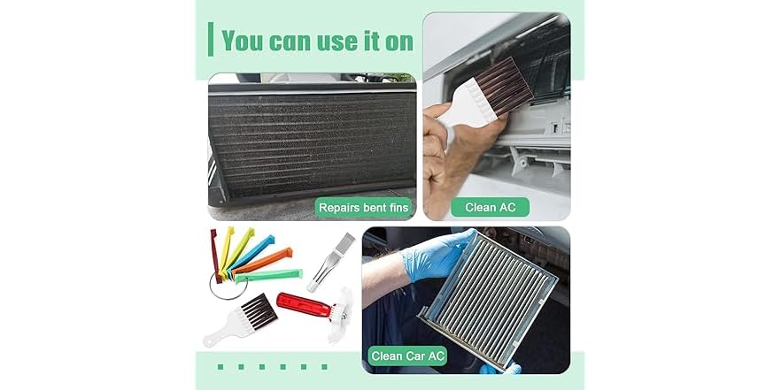 5 Pieces Air Conditioner Fin Cleaner Set