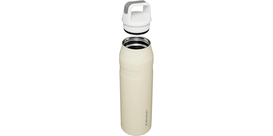 Stanley IceFlow Cap Bottle, 36 oz, Cream Glimmer