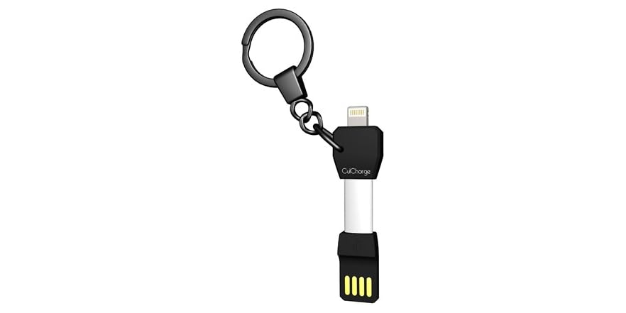 Keychain Lightning to USB MFI Cable