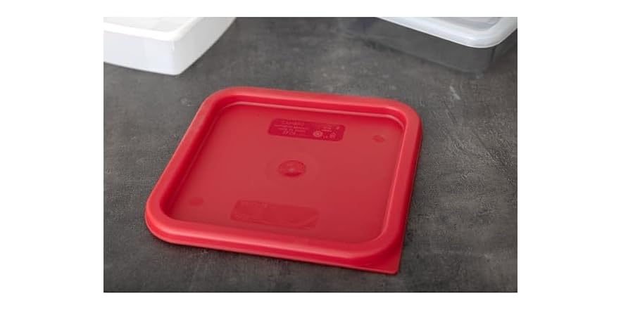 Cambro Square Lids, Med 6ct