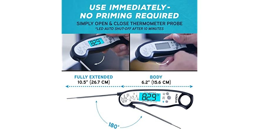 Kizen Digital Meat Thermometer with Probe