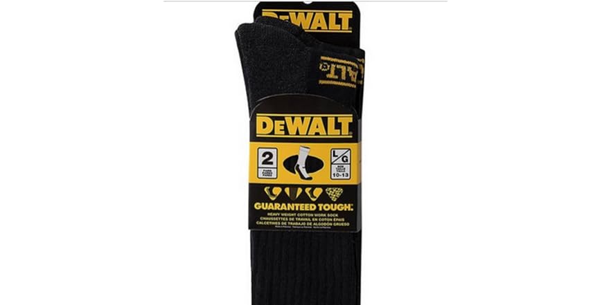 DEWALT Work Socks (1 / 2 Pairs)