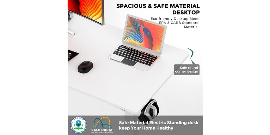 SMUG Electric Standing Desk, 48 x 24 in