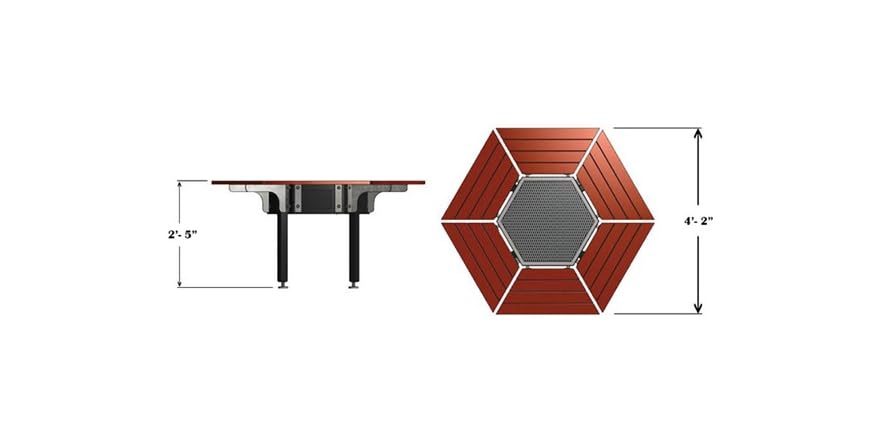 JAG Grills Eight-Seater Grilling Table