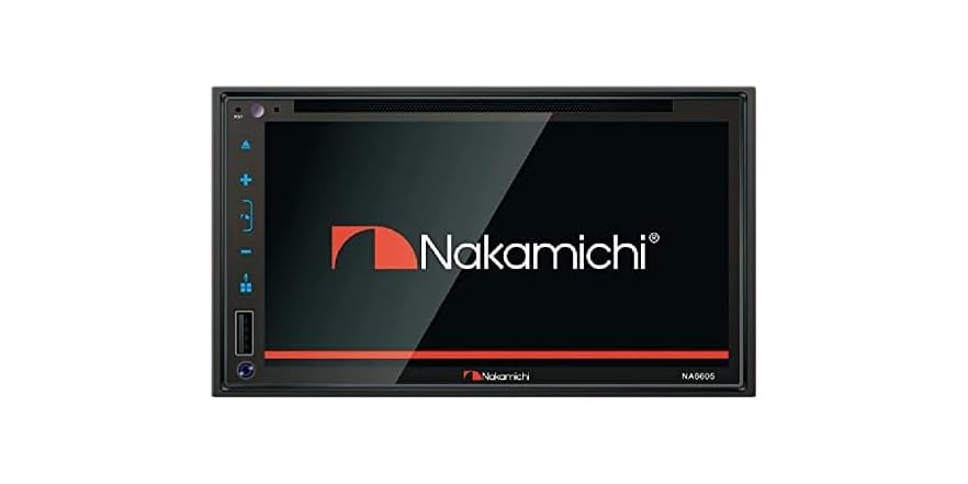 NAKAMICHI NA6605 Double-Din In-Dash 6.8" WVGA Display Apple Car Play & Andriod Auto Multimedia ...