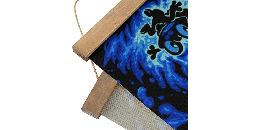 Anime Scroll Poster Wall Hanging Canvas Painting 13"x20"