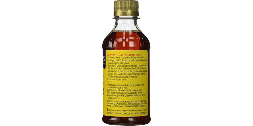 ZATARAINS Crab Boil Liquid 8oz