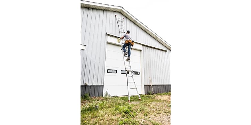 Lift Ladders 22 ft. Reach Aluminum Multi-Position Ladder