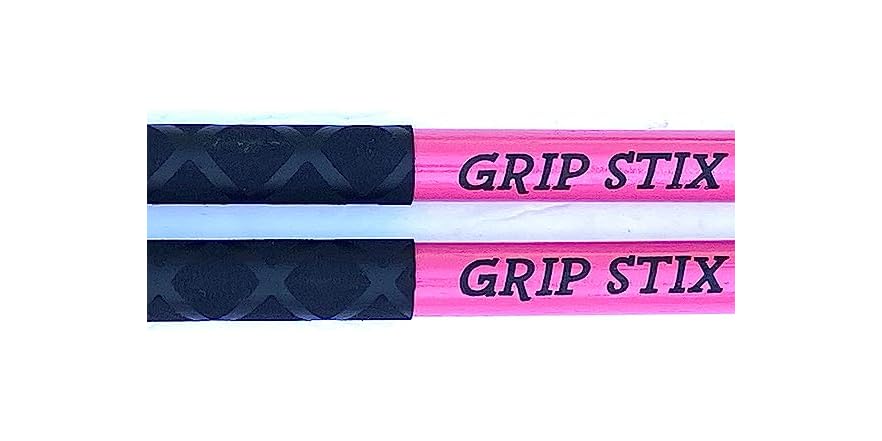 GRIP STIX 15" Long PINK with Black OAK