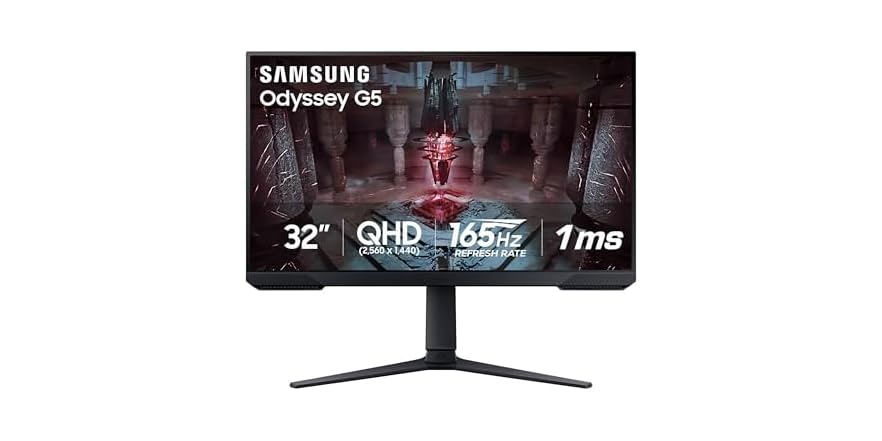 (NEW) Samsung 27" Odyssey G55C Series QHD 1000R Curved Gaming Monitor