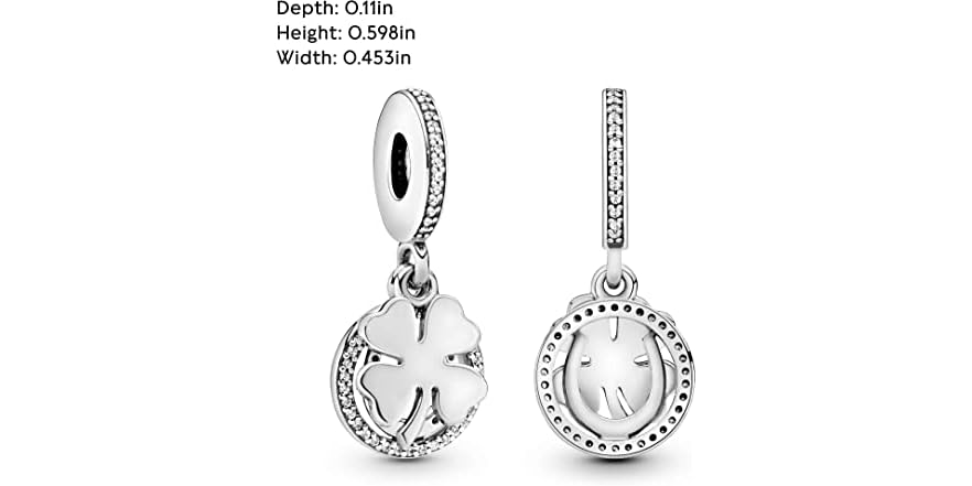 Pandora 792089CZ PANDORA Lucky Day, Clear CZ Sterling S