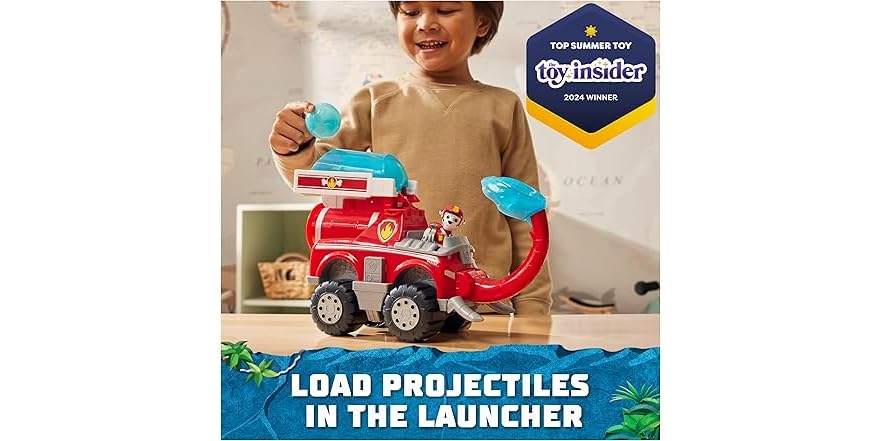 Paw Patrol Jungle Pups, Marshall Elephant Firetruck