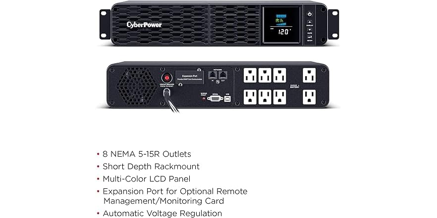 CyberPower CP1500PFCRM2U-R PFC UPS System