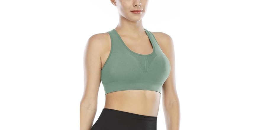 High Impact Women's Sports Bras 4 Pack, L
