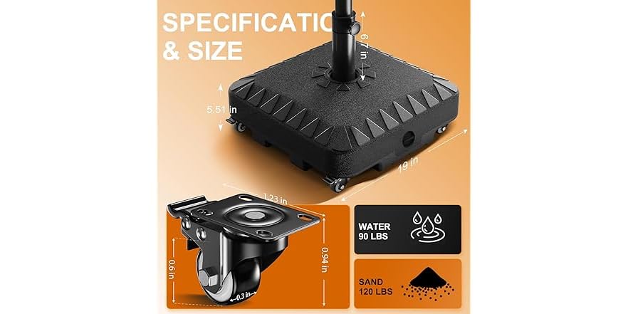 QNCZ QNCZ Premium Patio Umbrella Base