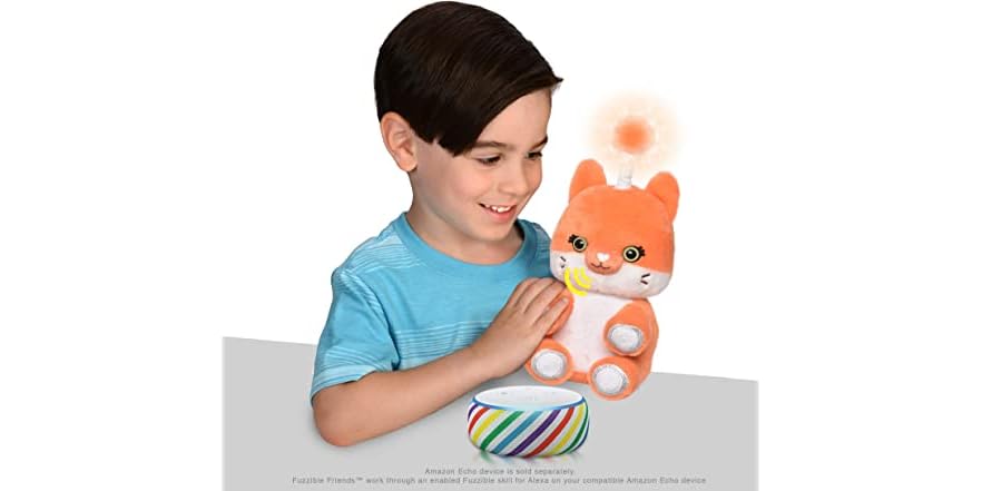 Fuzzible Friends Cubby The Fox Plush