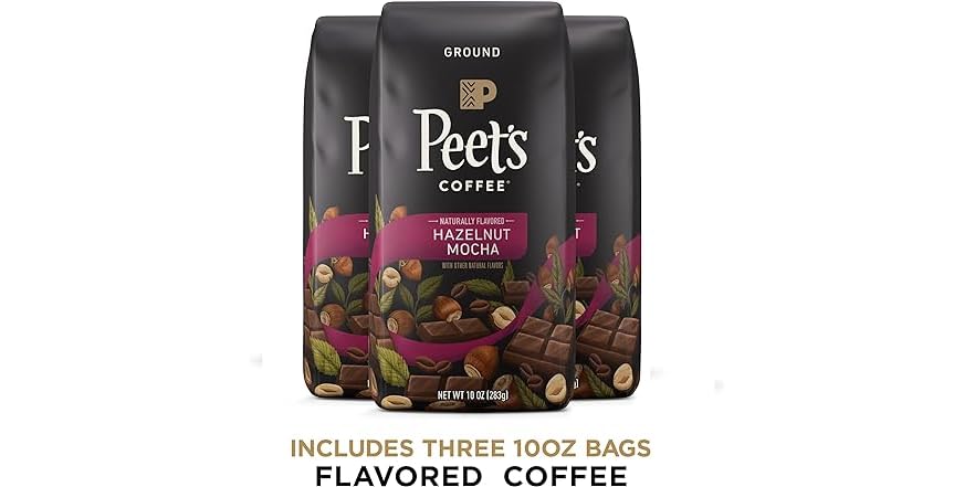 (30oz) Peet’s Coffee Hazelnut Mocha Ground Coffee