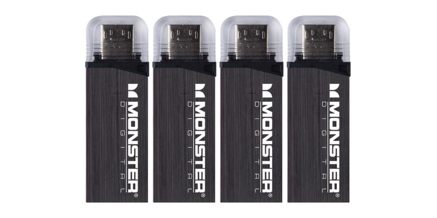 Monster Digital USB 3.0 Flash Drive 4-Packs