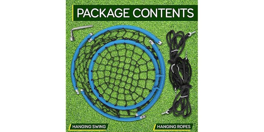 Serenelife Hanging Netted Seat Swing