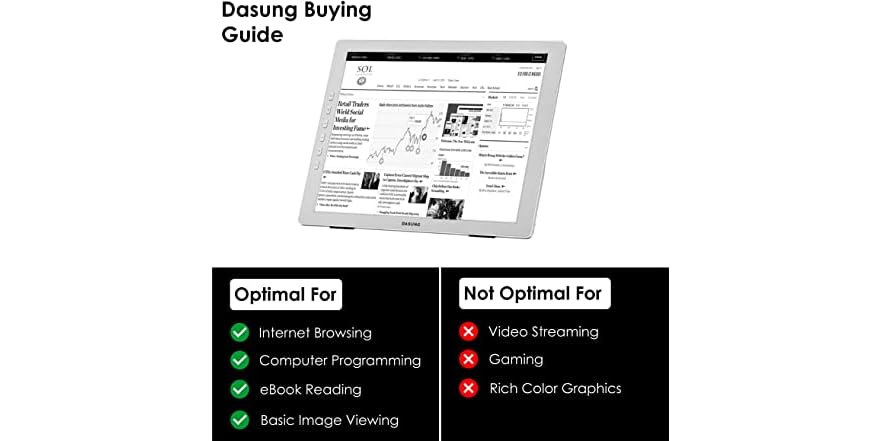 E-Ink Paper Like 3 HD Front-Lig