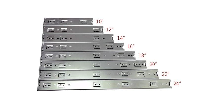 ProMark 3-Section Drawer Slides- 10 Pack