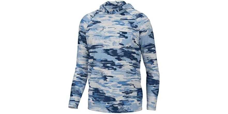 HUK Men's Waypoint Hoodie Fishing Shirt