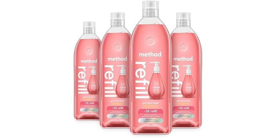 Method Pink Grapefruit Hand Soap Refill 34oz