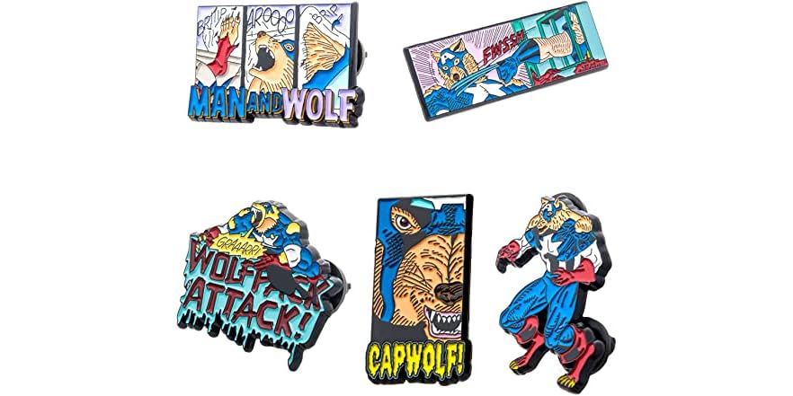 Werewolf Captain America Lapel Pin Set