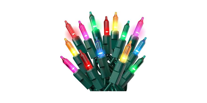 Hakol 20FT Waterproof Mini String Lights 2PK