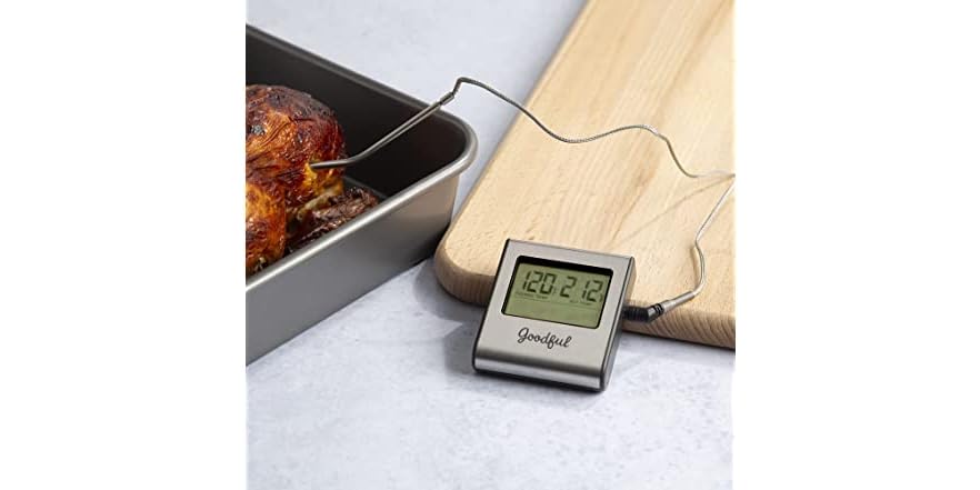 Goodful Wired Probe Meat Thermometer