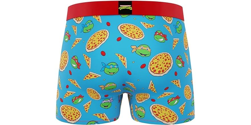 CRAZYBOXER Men's Pizza Box Boxer Briefs