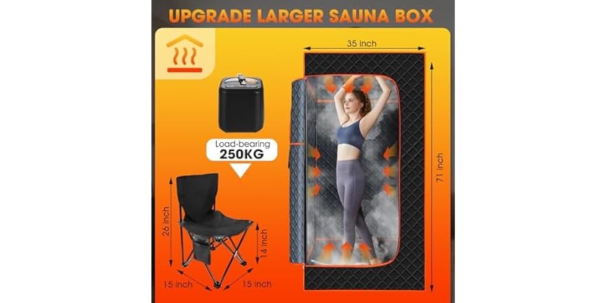 OneAmg Portable Sauna Box (Open Box)