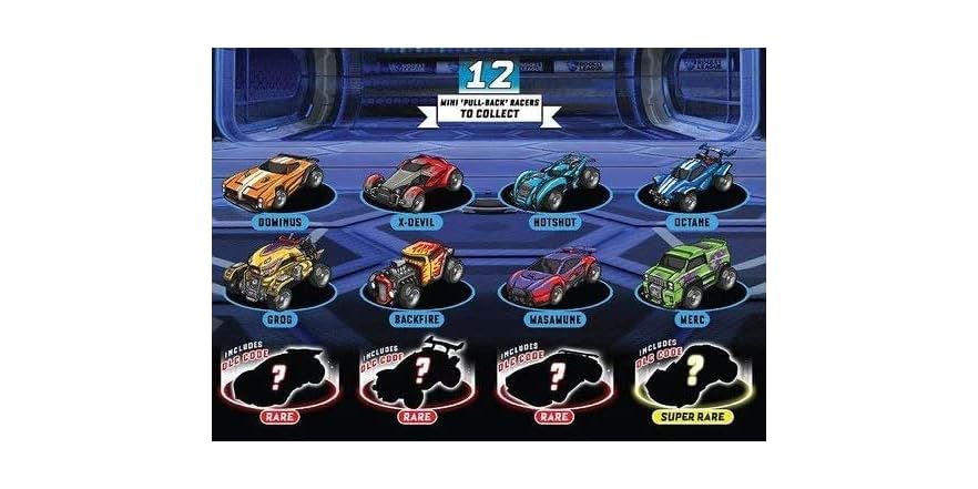 Mini Pull-Back Racer Car Box of 20