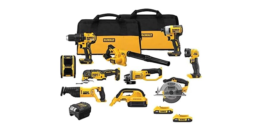 DEWALT DCK1021D2 20V MAX Power Tool Combo Kit