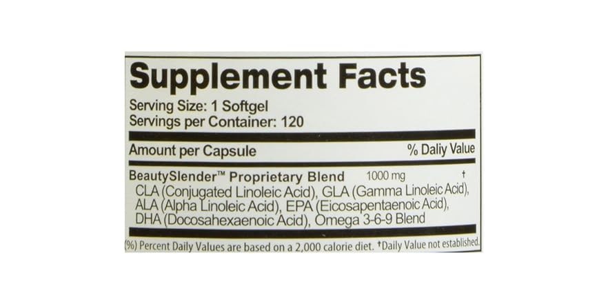 BeautySlender Softgels, 120- Count