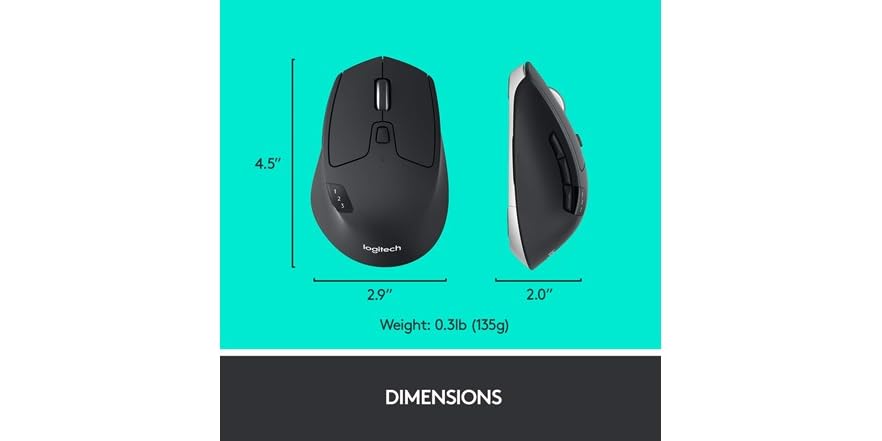 Logitech M720 Triathlon Wireless Mouse