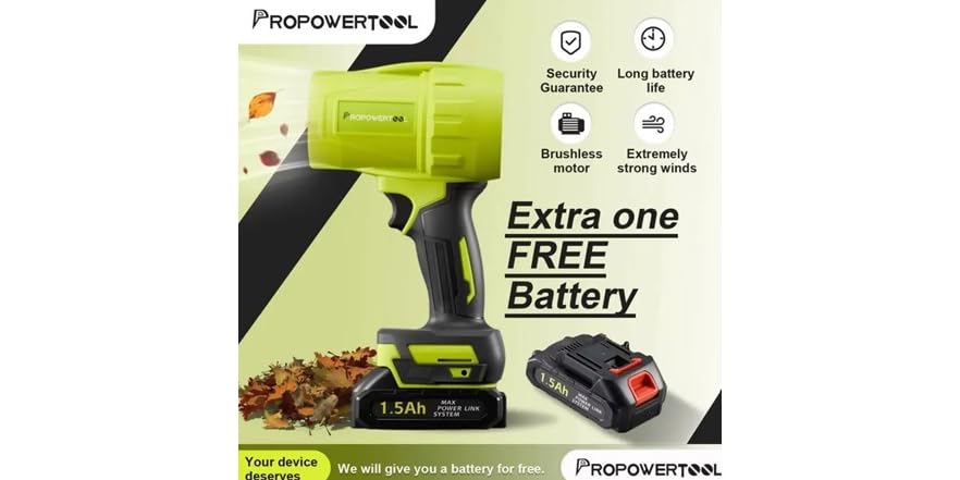 PROPOWERTOOL Brushless Leaf Blower (Open Box)
