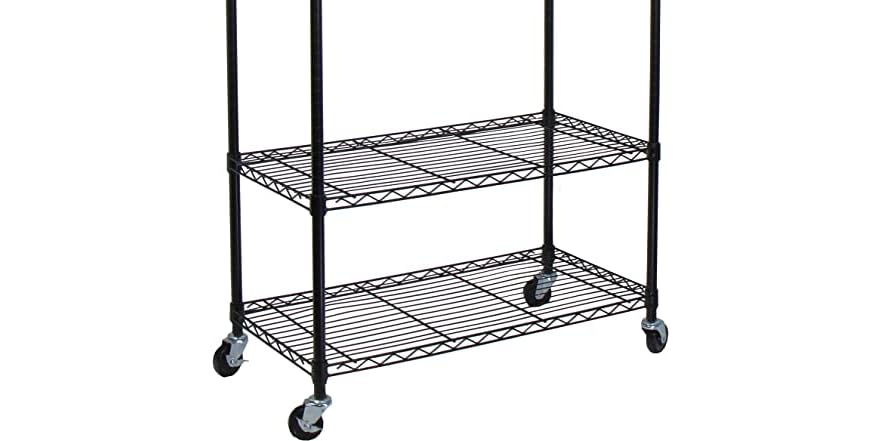 Oceanstar Heavy Duty Rolling Storage Garage Rack