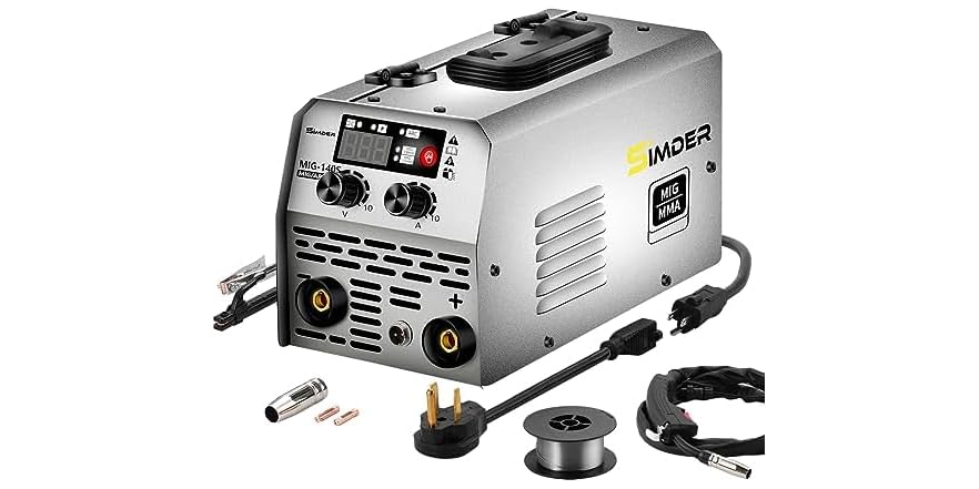 SIMDER MIG Welder 140A Flux Core