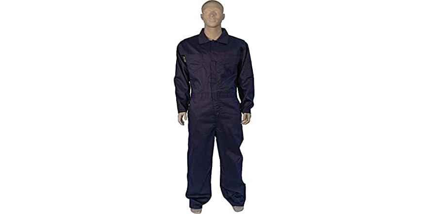 LARGE FLAME RESISTANT NAVY COVERALLS